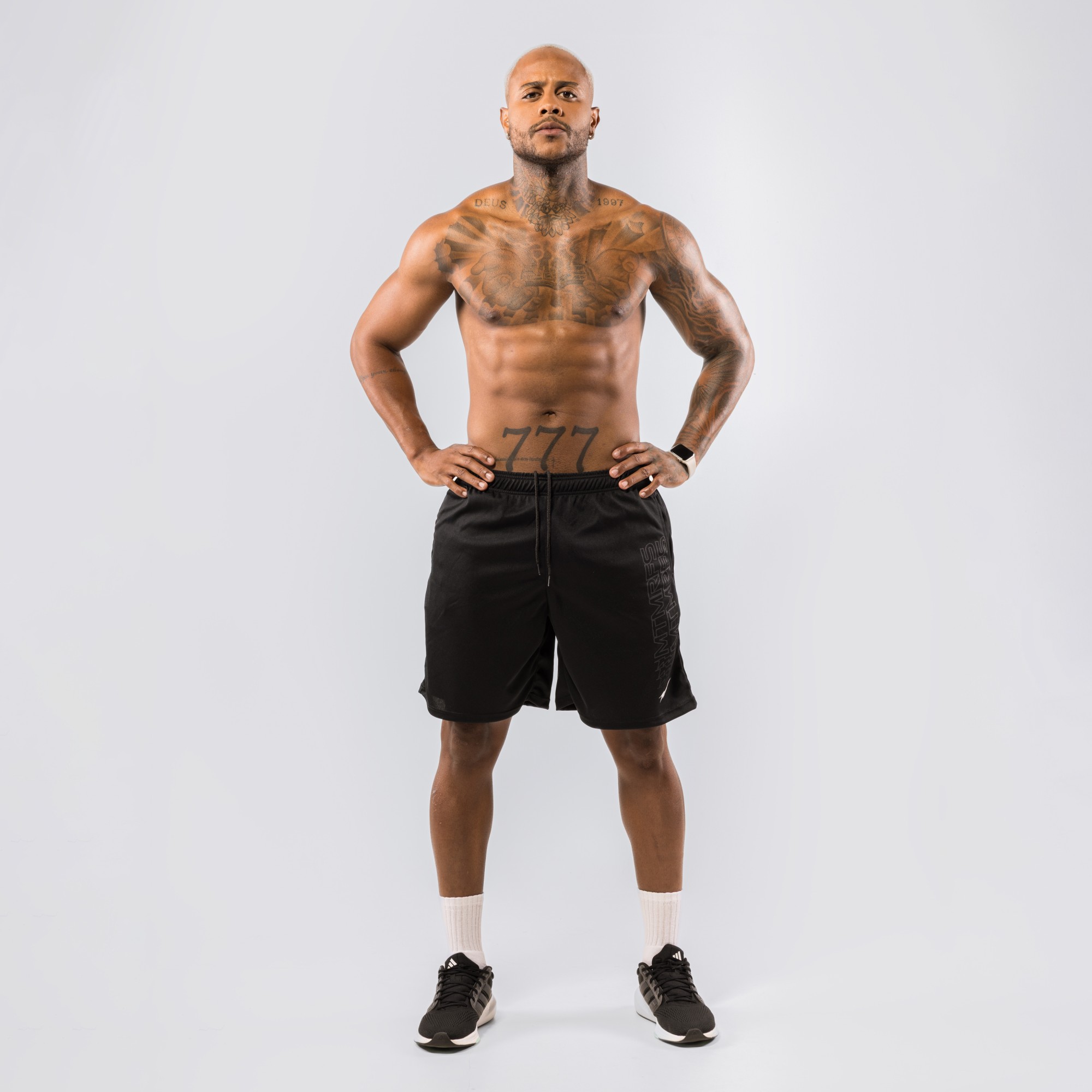 Shorts Dryfit Muscle Preta - Metamorfose Brasil