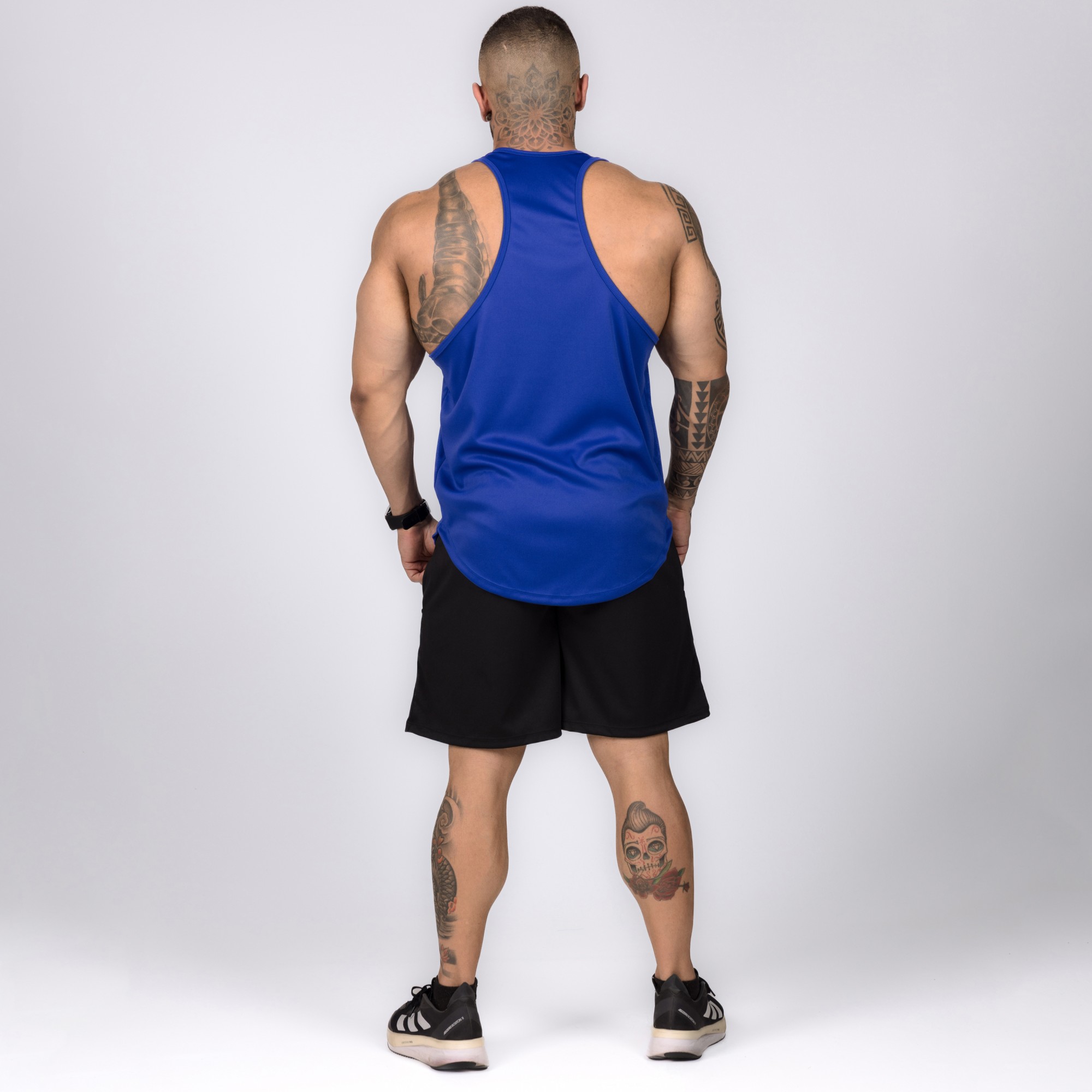 Regata Cavada Anatomic Dryfit Pacific Azul - Metamorfose Brasil