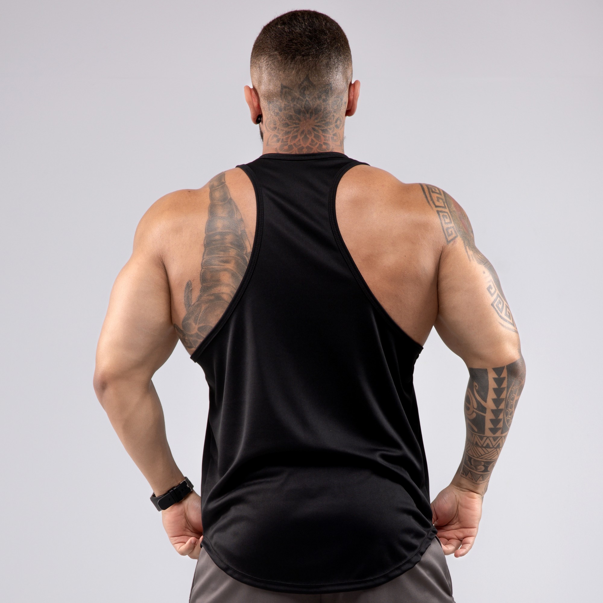 Regata Cavada Anatomic Dryfit Physique Preta - Metamorfose Brasil